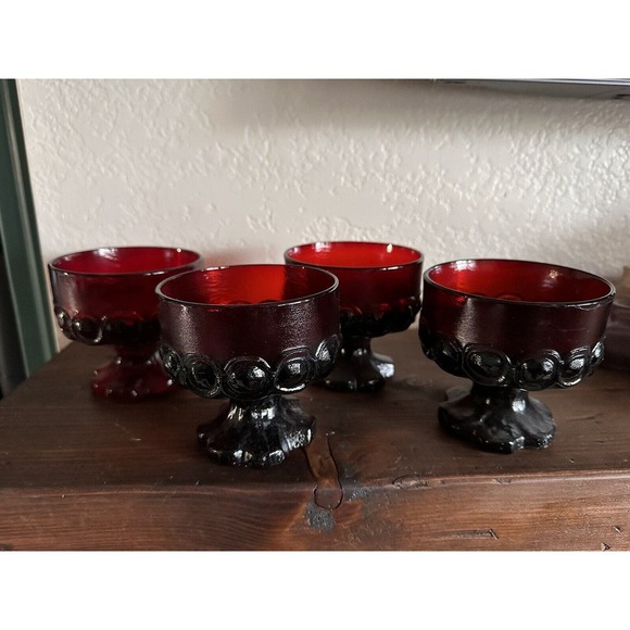 Franciscan | Dining | Vintage Franciscan Madeira Ruby Red Crystal ...